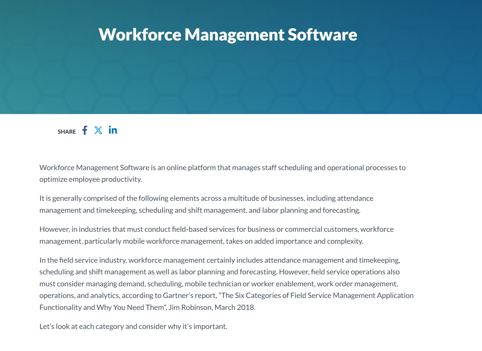 Workforce Management Software | ServicePower